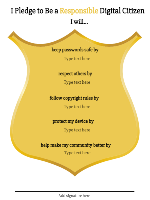 Digital Citizenship Pledge - Wixie