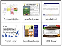 Book Review Choice Board - Wixie