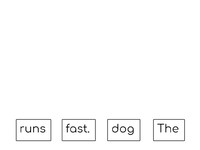 Sentence Scramble - Dog - Wixie