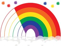 Mouse Practice: Click and Drag Rainbow - Wixie