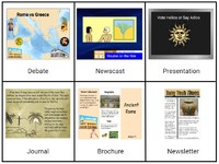 Ancient Civilizations Choice Board - Wixie