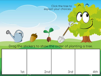 Sequence Steps: Planting a tree - Wixie