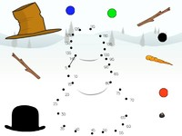 Skip Count Dot-to-Dot - Snowman - Wixie