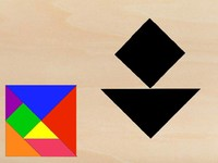 Tangram Flower - Wixie