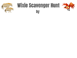 Wixie Scavenger Hunt - Wixie