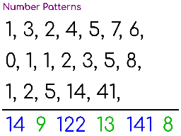 Number Patterns - Difficult - Wixie