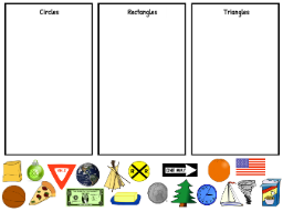 Sort the Shapes - Wixie