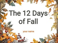 12 Days of Fall - Wixie