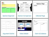 Opinion Writing Choice Board - Wixie