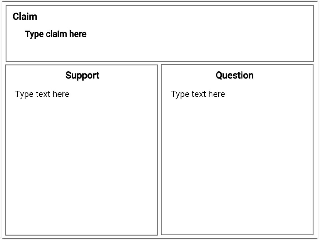 Opinion Writing Choice Board - Wixie