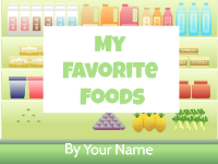 My Favorite Foods Book - Wixie