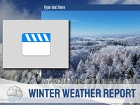 Winter Weather Report - Wixie