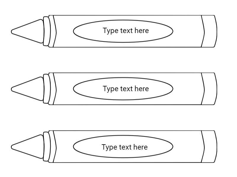 Crayon Choice Board - Wixie