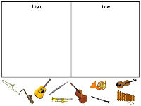 Instrument Types - High and Low - Wixie