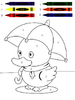 Color-by-Number: Rainy Day - Wixie