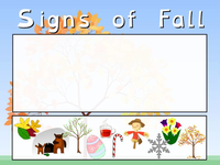 Signs of Fall - Wixie