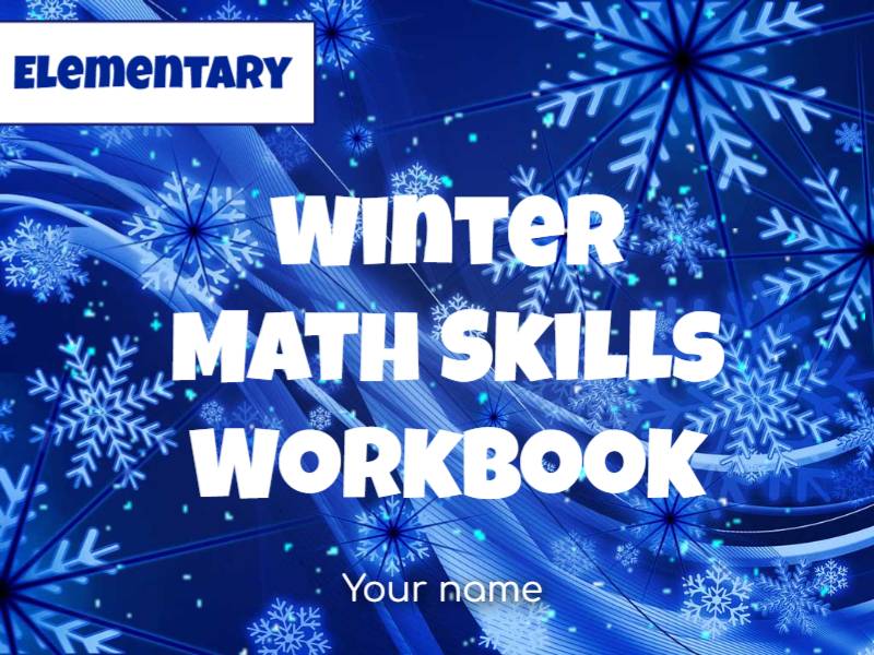 A Winter Math Workbook - Elem - Wixie