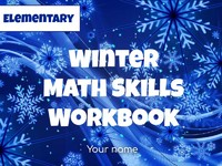 A Winter Math Workbook - Elem - Wixie