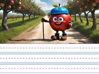 Sentence Strip - Apple - Wixie