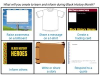Black History Month - Choice Board - Wixie