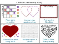 Valentine's Day - Elementary Choice Board - Wixie