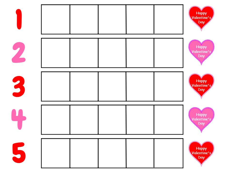 Valentine's Day - Primary Choice Board - Wixie