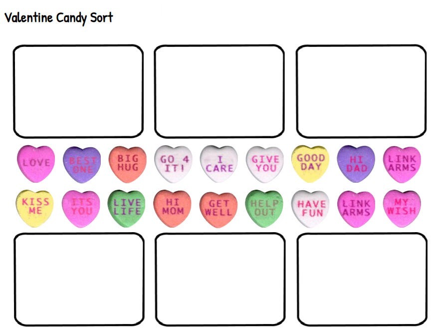 Valentine's Day - Primary Choice Board - Wixie