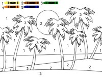 Color-by-Number: Beach - Wixie