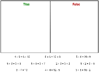 Equal? True or False - Wixie