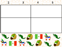 Cinco de Mayo Sort and Count - Wixie
