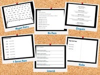 Poetry Choice Board - Wixie