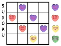 Valentine Sudoku - Easy - Wixie