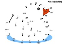 Duck Skip Counting by Five's - Wixie