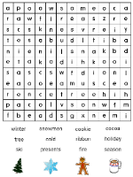 Holiday Word Search - Wixie