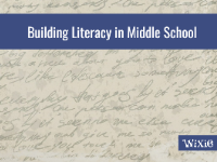 Building Literacy in Middle School - Wixie