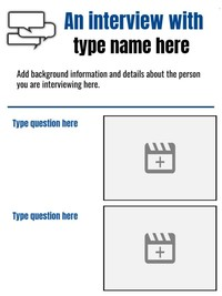 Interview - Video - Wixie