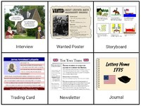 American Revolution Choice Board - Wixie