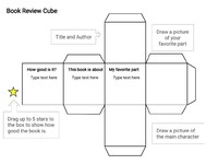 Book Review Cube - Wixie