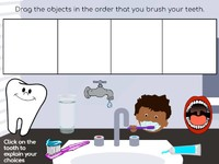Sequence Steps: Brushing Teeth - Wixie