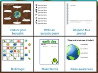 Earth Day - Choice Board - Wixie