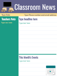 Classroom News Wixie