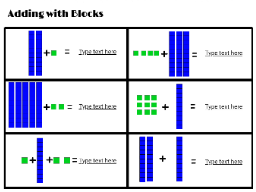 Adding with Blocks - Wixie