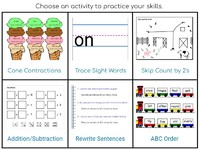 Skills Practice - 1st Grade - Wixie