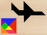 Tangram Airplane - Wixie