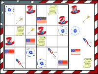 4th of July Sudoku - Wixie