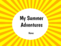 Summer Adventures Book - Wixie