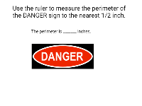 Measuring Perimeter with an inch ruler - Wixie