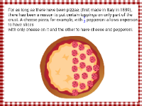 Pizza Fractions Practice - Wixie