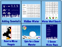 (2nd) Winter Choice Board - Wixie
