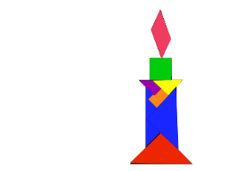 Tangram Candle - Wixie